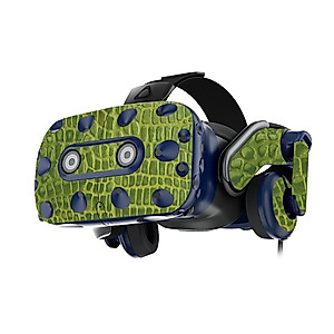 MightySkins Skin Compatible with HTC Vive Pro VR Headset - Croc Skin | Protective, Durable, and Unique Vinyl Decal wrap Cover | Easy to Apply, Remove, and Change Styles | Made in The USA