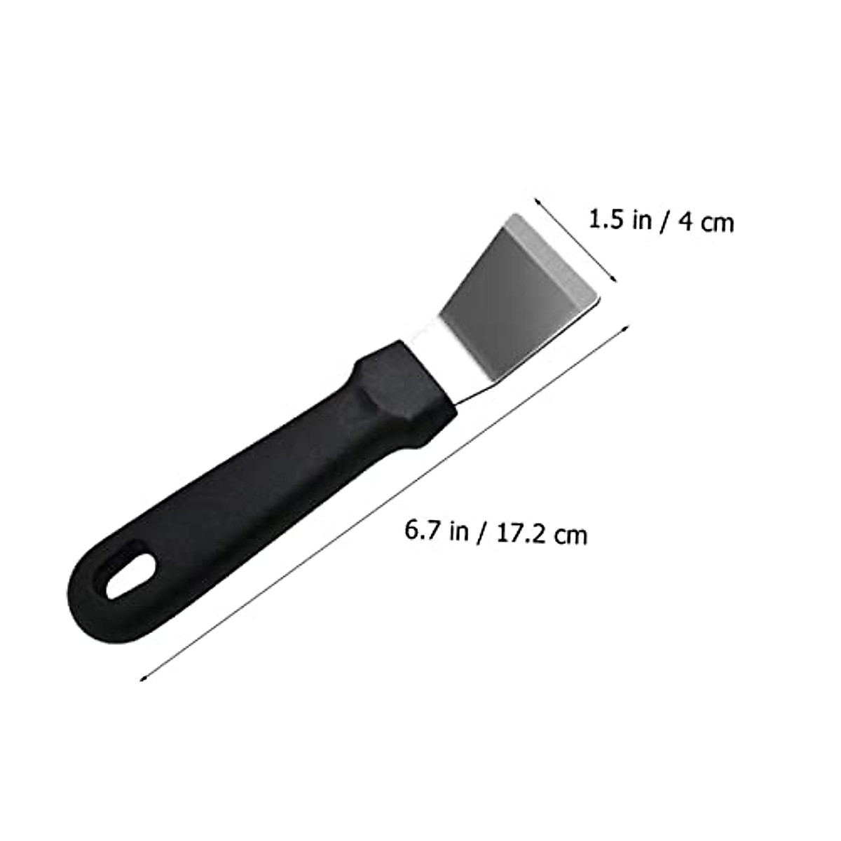PRETYZOOM 4pcs Cleaning Blade Tools Razor Floor Scraper Tile Floor Scrapers Glue Tile Adhesive Removal Paint Squeegee Jar Opener Tool Floor Tile Cleaning Scraper Cement Stainless Steel Black