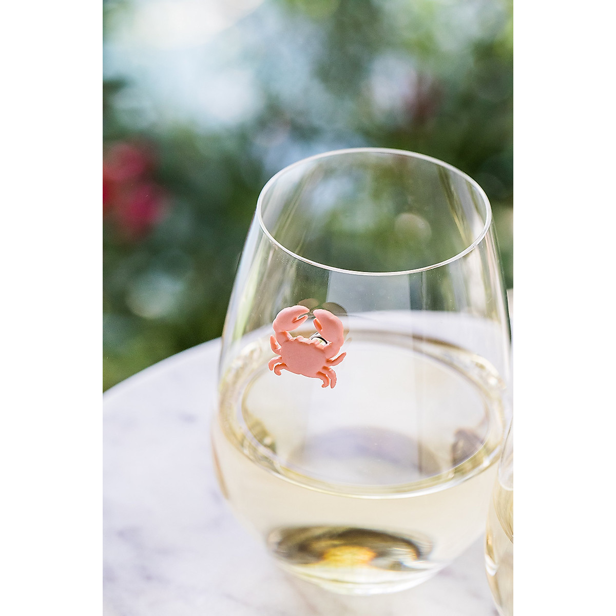 Simply Charmed Beach Wine Charms Magnetic Glass Markers Set of 6 Tropical Summer Charms