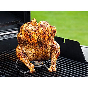 Beer Can Chicken Holder - Stainless Steel Beer Chicken Roaster for Grill Oven or Smoker