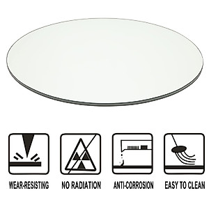 SAGIDAR Round Tempered Glass, Tempered Glass Round Table Top, Round Glass Table Top, Round Dining Table, Glass Dining Transparent Round Glass Table Top, 15IN 20IN 30IN 35IN 40IN