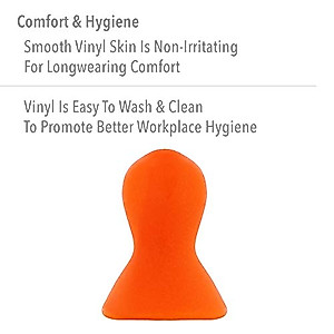 Howard Leight by Honeywell by Quiet Reusable Earplugs, 100 Pairs (QD1), Orange