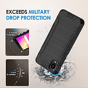 HRWireless Compatible for TCL A3 A509DL Phone Case 5.5" (Not for X Version), TCL A3 Case with Premium Original Minimalistic Design for Shock Absorption, Accidental Drop, Scratche, Hybrid Unisex Cover