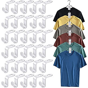 Hanger Hooks Hanger Organizer Cascading Clothes Hooks, Cascade Hangers to Create Up to 3X More Closet Space Connector Hooks Space Saving, Closet Organizer