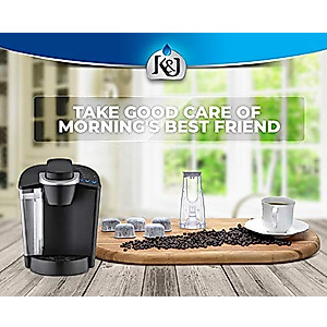 K&J Replacement Keurig Starter Kit for K200, K250, K35, and K-compact Brewers- Includes Rear Reservoir Filter Holder And 6-pack of Keurig 2.0 Compatible Water Filters