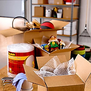 Scotch Heavy Duty Packaging Tape, 1.88" x 54.6 yd, Designed for Packing, Shipping and Mailing, Guaranteed to Stay Sealed, 3" Core, Clear, 18 Rolls (3850-18CP)