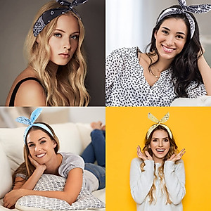 Ondder Wire Headbands for Women Paisley Wired Headbands Cute Bandana Headband Fashion Headbands Head Wraps for Women Girls Hair Accessories for Women