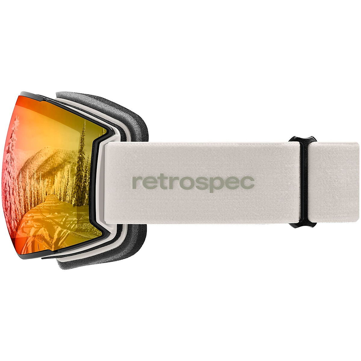 Retrospec Zenith Ski Goggles for Men and Women Over Glasses, UV Protection, Anti-Fog, Scratch Resistant Snow Goggles for Skiing and Snowboarding