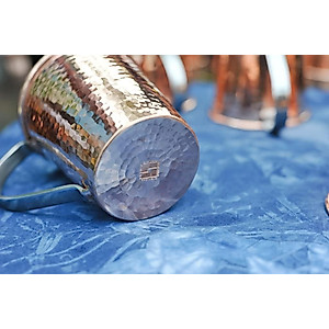 Sertodo Copper Moscow Mule Mug | Single, 18 oz Capacity | Stainless Steel Handle | 100% Pure Copper, Heavy Gauge, Hand Hammered