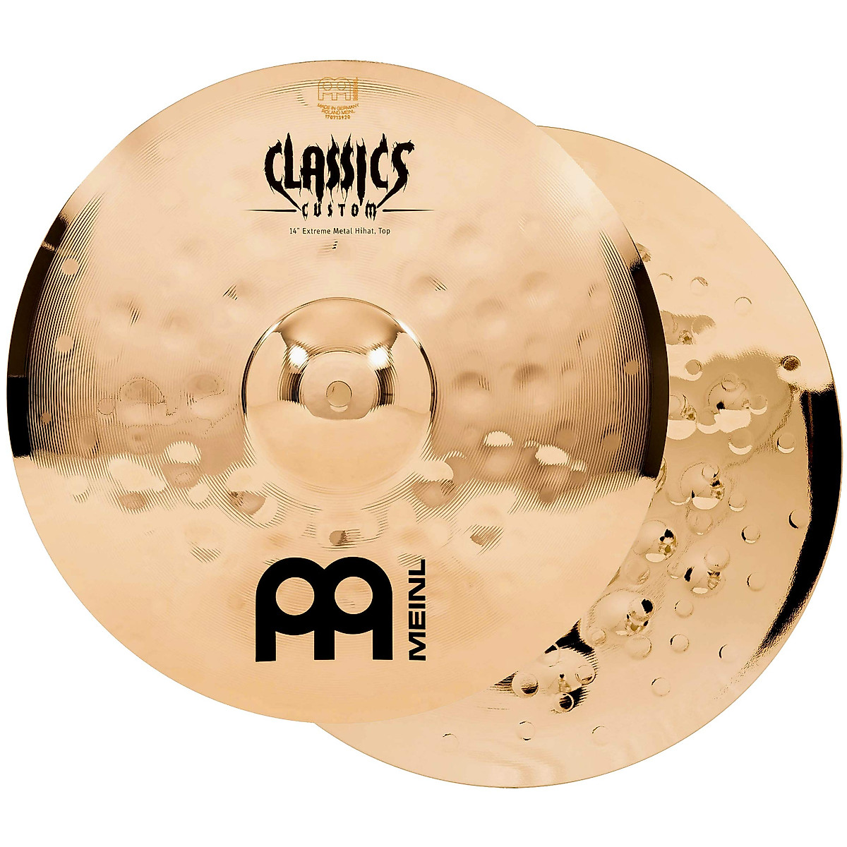 Meinl Cymbals CC-EM480 Classics Custom Extreme Metal Cymbal Box Set Pack with 14" Hi Hat, 18" Crash, 20" Ride (VIDEO)