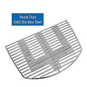 Stanbroil Solid Rod Stainless Steel Grill Cooking Grates for Weber Q300, Q320, Q3000, Q3100, Q3200 Series Gas Grill, Replacement Parts for Weber 7646