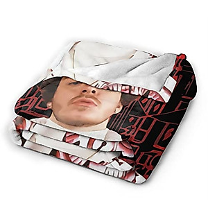 Jack Rapper Harlow Band Throw Blanket Soft Cozy Flannel Blankets Decor for Bed Couch Living Room Travel Outdoor 50"X40"