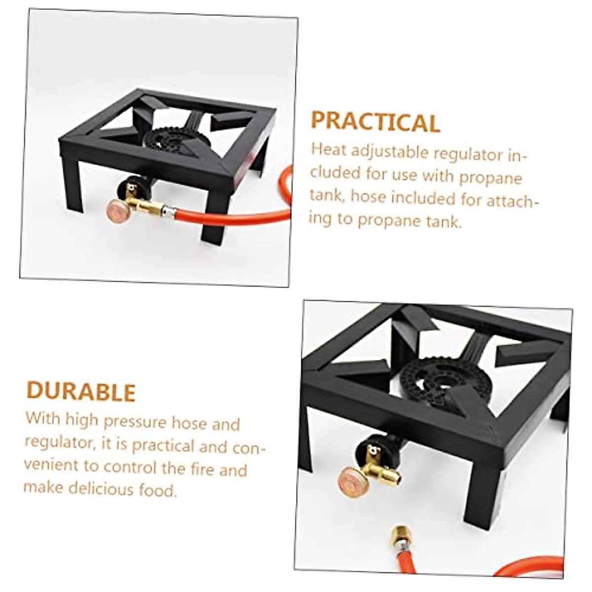 VANZACK 1 Set Gas Stove Outdoor Stove Gas Stove Portable Outdoor Bbq Cast Propane Cooker Cast Iron Propane Lpg Gas Cooker Portable Stove Burner Propane Burner Gas Stove Burner Furnace Tank