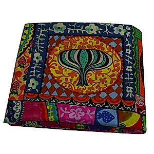 V Vedant Designs Hand Block Printed Indian Natural Cotton Jaipuri Print Sanganeri Kurti Print Fabric by 5 Yard