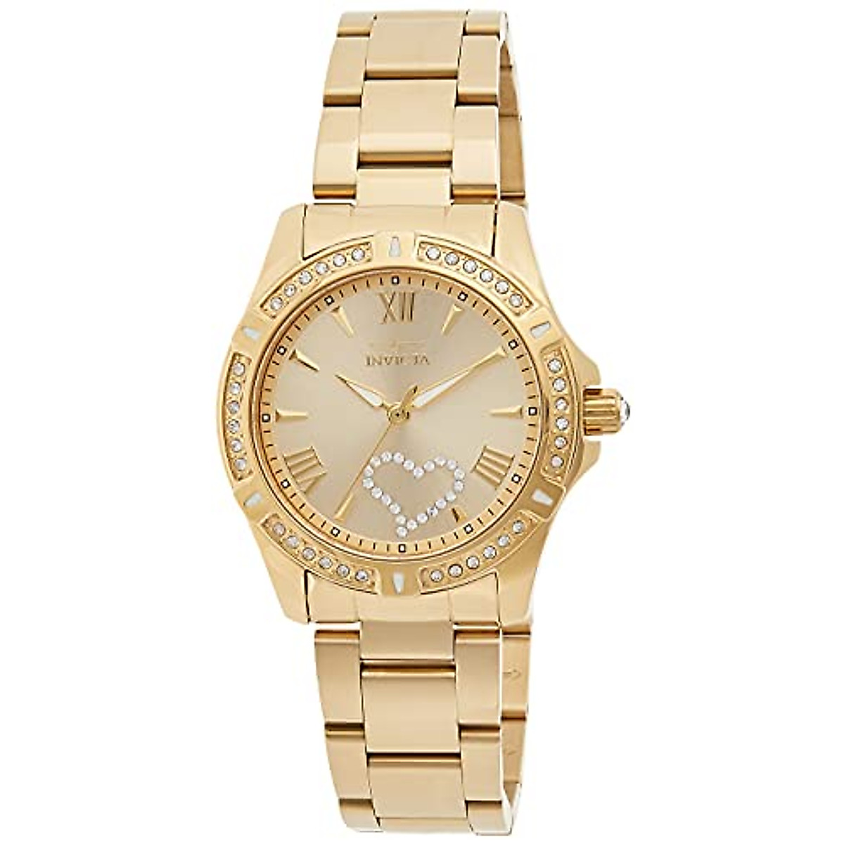 Invicta Women's 21384 Angel Analog Display Quartz Gold Watch
