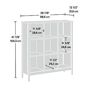 Sauder Miscellaneous Storage Cubby Storage Bookcase, Spring Maple Finish