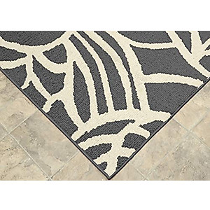 Garland Rug Rhapsody Area Rug, 30 x 46, Cinder/Ivory