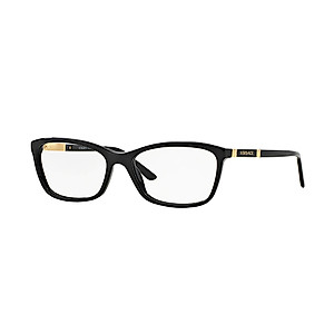 Versace VE3186 Eyeglass Frames GB1-54 - Black VE3186-GB1-54