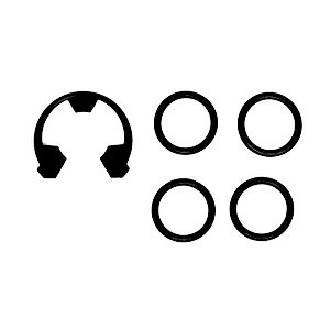 Water Softener O-Ring Seal Kit, 4 pcs (7337571, 7170288, STD302213, WS03X10025) w/Clip 1 pcs (7337563, WS60X10004, 1205500, 7116713, 1205500, 7116713) Compatible with Kenmore, GE, EcoPure, Sears