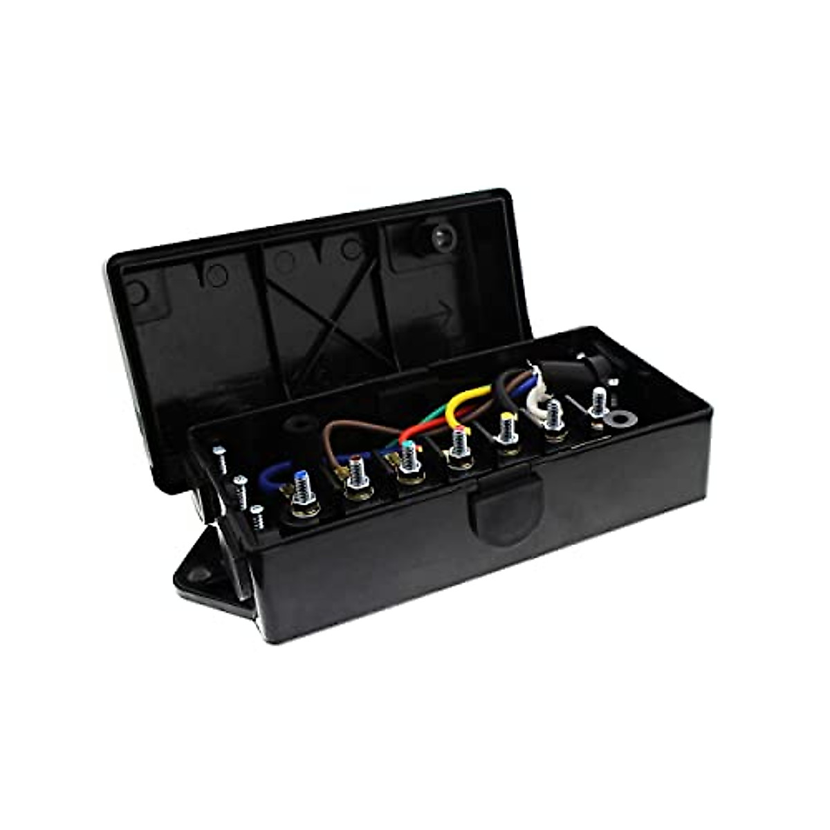 ABN Electrical Wire Connectors Junction Box 2-Pack Trailer, Camper, RV Light 7 Gang/Pole Automotive Wiring Rewiring