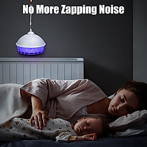 Flea Traps for Inside Your Home 2 Packs, Flea Light Trap for Indoor, Bed Bug Killer with Sticky Pads & Light Bulb Replacement, Natural Flea Insect Infestation Treatment (Multi)