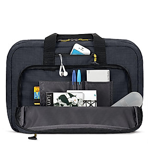 Solo Velocity 15.6 Inch Laptop Hybrid Backpack Briefcase, Navy/Grey