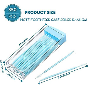 7Pcs Double Head 50pcs/Box Dental Floss Interdental Toothpick Brush Teeth Stick Dental Oral Care Toothpicks