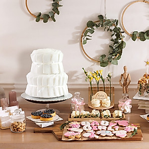 Decorate it Yourself 2 Tier Plain Diaper Cake White