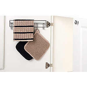 ClosetMaid 3064 6 Hook Towel Rack, Chrome