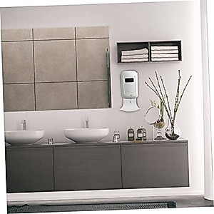 SHERCHPRY 2pcs Water Tray Dispenser Catch Tray Automatic Drip Tray Bubble Soap Cup Tray Dispenser Drip Tray Foam Soap Auto Soap Dispenser Clothes Washing Powder White Leakproof Abs