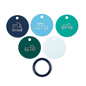 Bella Tunno Teething Flashcards - Soft & Easy Grip Baby Teether and Baby Teething Toys to Help Soothe Gums & Promote Learning Non-Toxic, BPA Free Silicone Teether, Count On It