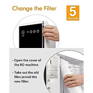 CTO Replacement Filter for Deepuro RO System WS4A/WS6A/WS4B/WS6B