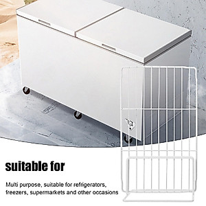 Refrigerator Partition Small Refrigerator Kitchen Refrigerators Refrigerator Divider Freezer Iron Wire Divider Fridge Shelf Cabinet Divider Shelf Dividers White Grid Accessories