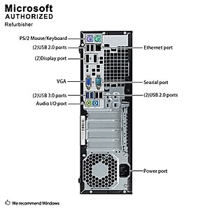 HP ProDesk 600 G1 SFF Business Desktop Computer, Intel Core i5 4590 up to 3.7GHz,16G DDR3, 2T, DVD, WiFi, Bluetooth 4.0, USB 3.0, VGA, DP, Win 10 64-Bit Supports English/French/Spanish(CI5) (Renewed)