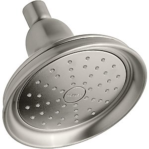 KOHLER 14519-G-BN Bancroft Single-Function Shower Head, 5-15/16" Showerhead with One Spray, 1.75 GPM, Vibrant Brushed Nickel