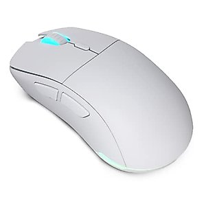 PWNAGE Ultra Custom Wireless Symm 1 Gen 2.0 - Ultra Lightweight Honeycomb Design Gaming Mouse 3370 Sensor - PTFE Skates - 6 Buttons - 74G (White, Solid Sides)