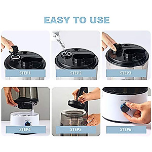 CALIDAKA Reptile Humidifier Pet Supplies Reptile Humidifier/fogger Reptile Fogger with Extension Tube 4l Large Tank Suitable for A Variety of Reptiles Amphibians