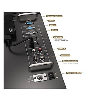 LILLIPUT BM280-4K 28" 4K 3840×2160 Ultra-HD Resolution，4K Carry-on Broadcast Director Monitor SDI HDMI Tally with Aluminum Case