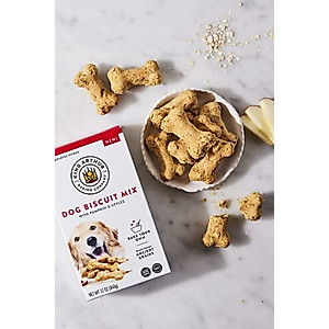 King Arthur Baking Company Dog Biscuit Mix, Pumpkin & Apple, Homemade Dog Treats, 12oz