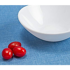 Bormioli Rocco Prometeo 6" Opal Glass Small Bowls, White, Set of 12