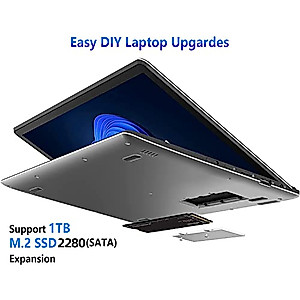 jumper 2 in 1 Laptop, Dual-Core Intel Celeron N4000 CPU, 4GB DDR4 128GB Storage, 11.6 Inch UHD Touchscreen Display(1366X768), Windows 11 Laptop Computer with 2.4G/5G WiFi, Bluetooth 4.2, HD Webcam.
