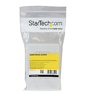 StarTech.com 3.5in Silicone Hard Drive Protector Sleeve with Connector Cap - Protective Sleeve Case for 3.5 HDD (HDDSLEV35)