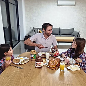 Simple preading Stainless Steel Spatula Spreader Knife Peanut Butter and Jelly, Chocolate or Strawberry Jam Stirrer & Jar Scraper 8.9" Multifunction Stir & Scrape any Jars - Spread with Clean Hands