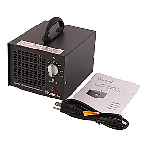 SANXIA Commercial Ozone Generator 5,000 mg/h, Ozone Machine, Air Purifier Machine for Room, Home, Hotels, Cars and Pets (Black)