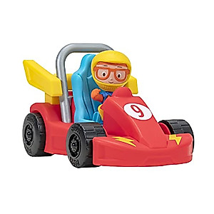 Blippi Go-Kart Racer Pull Back Vehicle - Features Racer Figure - Toys for Kids and Preschoolers