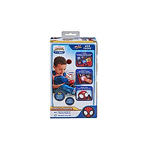 eKids Spidey and His Amazing Friends Toy Phone, Toddler Toys with Built-in Preschool Learning Games, Educational Toys for Toddler Activities and Pretend Play, for Fans of Spiderman Toys and Gifts