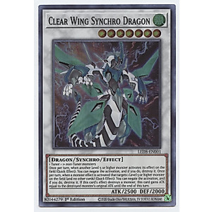Clear Wing Synchro Dragon - LED8-EN001 - Super Rare - 1st Edition