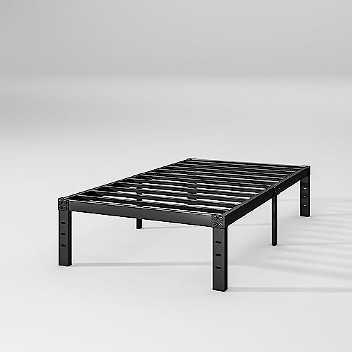 COMASACH Twin Size Bed Frame 12" High Heavy Duty Platform Bed Frame,Sturdy Steel Frame,Support up to 3500lbs,No Box Spring Needed,Noise-Free,Easy Assembly