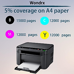 Compatible TN7400 Toner Cartridge for Konica Minolta Magicolor 7400 7440 7450 7450II High Yield 15000 Pages Convenient to Install Eco-Friendly (Black 1Pack)