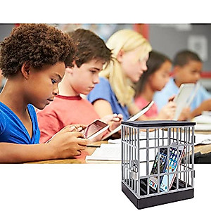 Fengirl Cell Phone Jail with Lock and Keys, Cell Phone Jail Lock Box,Smartphone Storage Gadget - Family Time, Party Fun Novelty Gift Idea